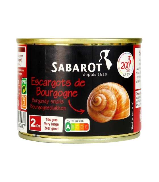 Canned Burgundy snails Sabarot