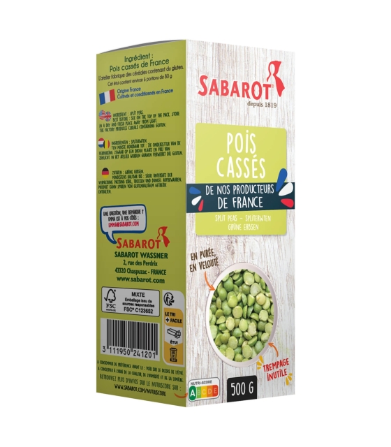 Pois Cassés et Pois Chiches : Sélection de qualité | Sabarot