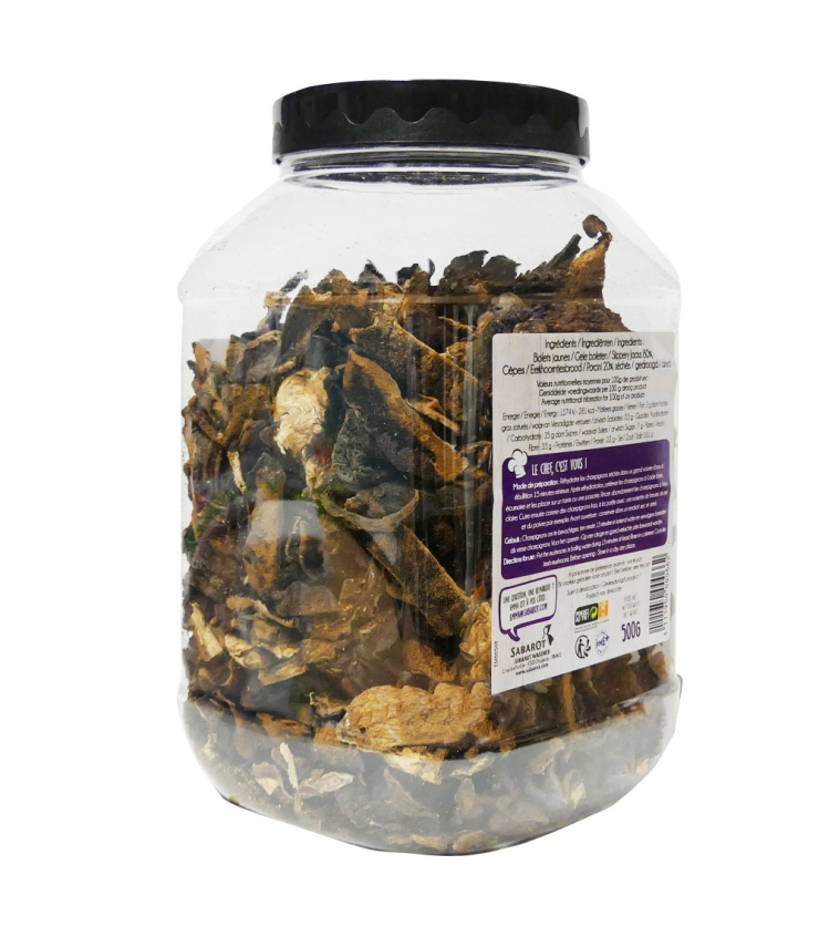 Bolets et cèpes séchés pot 500g - Champignons secs - Bolets et cèpes ...