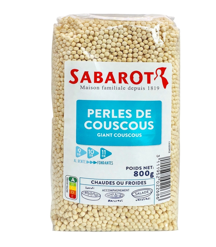 Perles de couscous sachet 800g - Céréales & Graines - Céréales - Sabarot
