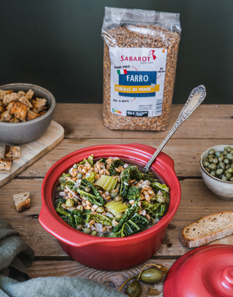 Soupe de farro Soupe farro verde